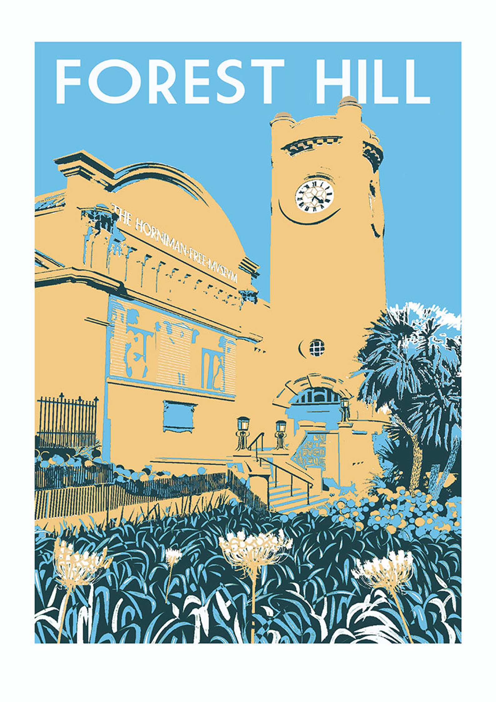 Forest Hill Screen Print, Forest Hill, South London Limited Edition ...
