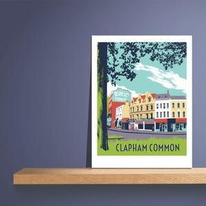 Clapham Common - A3 Screen Print - Limited Edition - FRAMED - Etsy UK