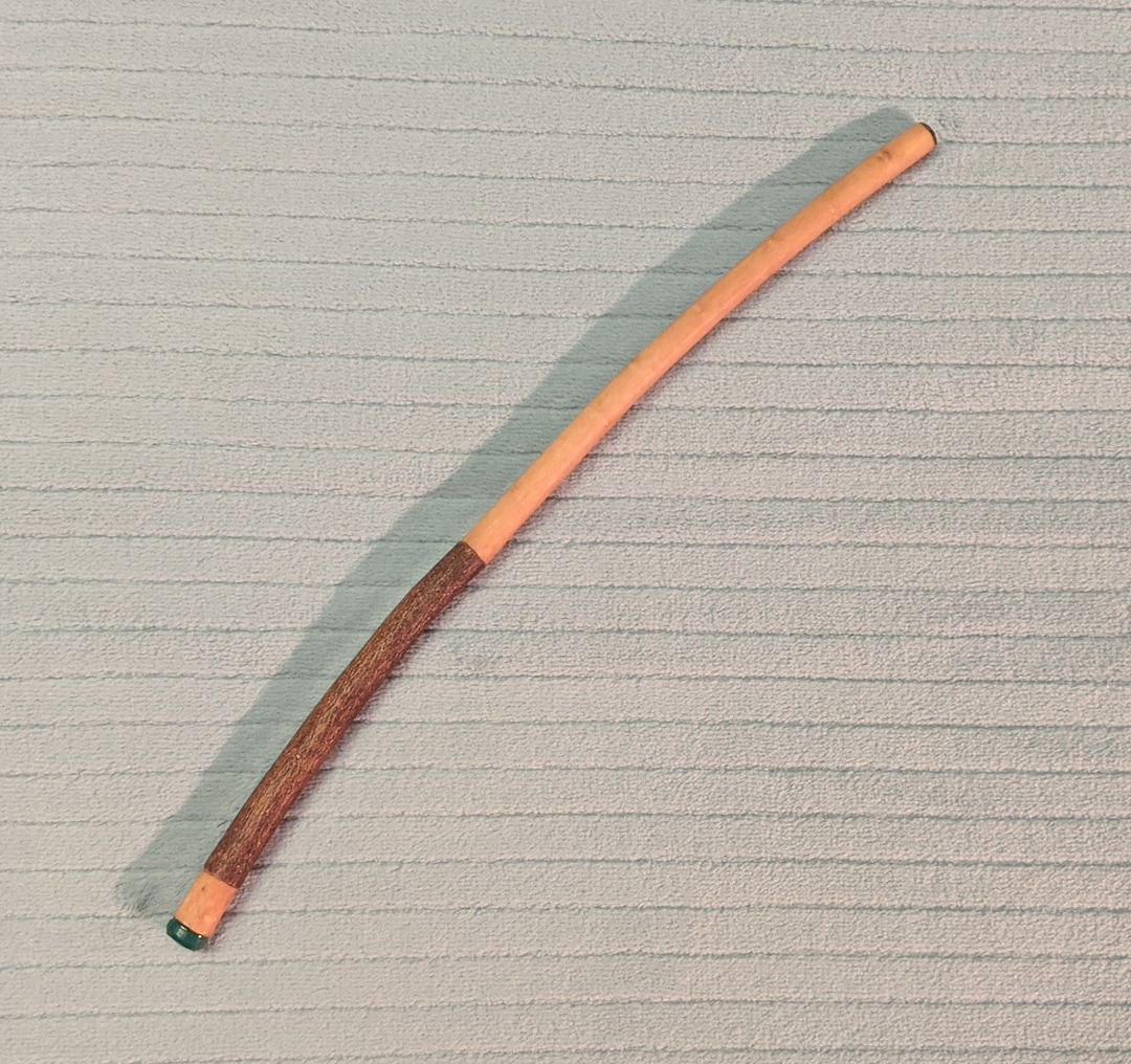 Peridot, Azalea, and Large Natural Emerald Magic Wand - 11 1/8 Inches ...