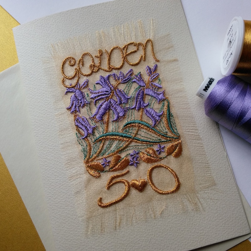 Golden Wedding Cards - Etsy UK