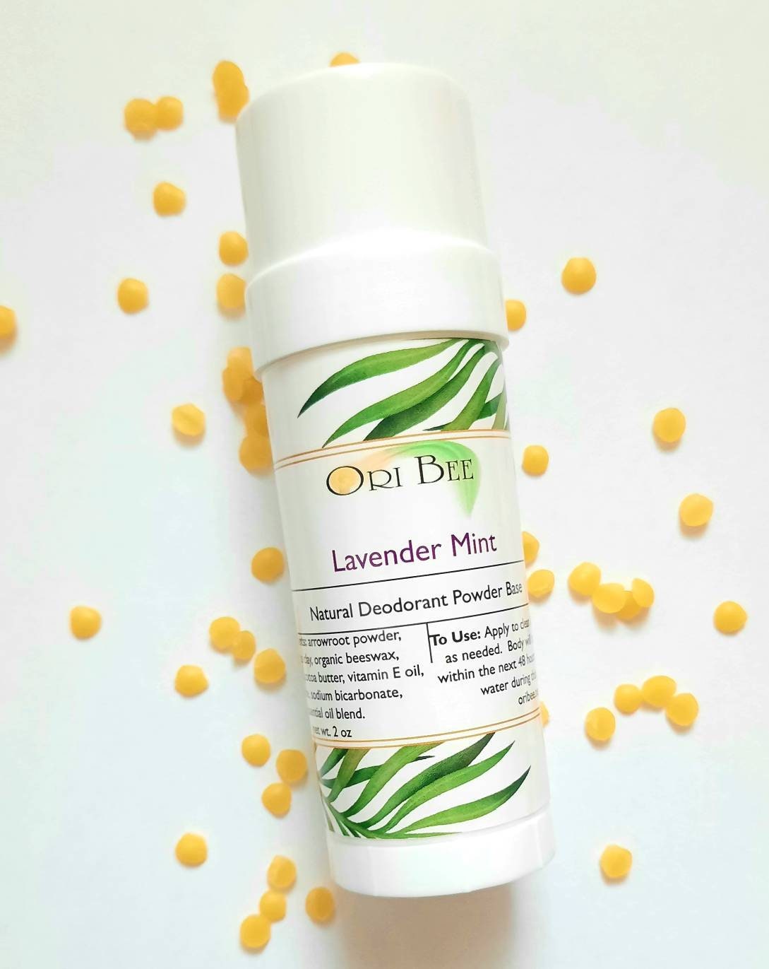 LAVENDER MINT Natural Deodorant: Paraben Free, Non-toxic, Aluminum Free ...