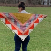 Lazy Sunday Shawl Pattern- PDF Format - Etsy