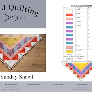 Lazy Sunday Shawl Pattern- PDF Format - Etsy