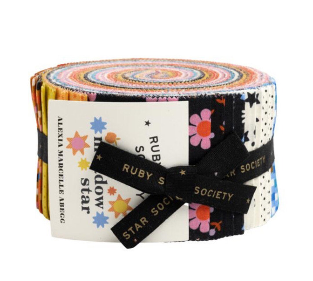 Ruby Star Society Meadow Star Jelly Roll by Alexia Abegg - Etsy