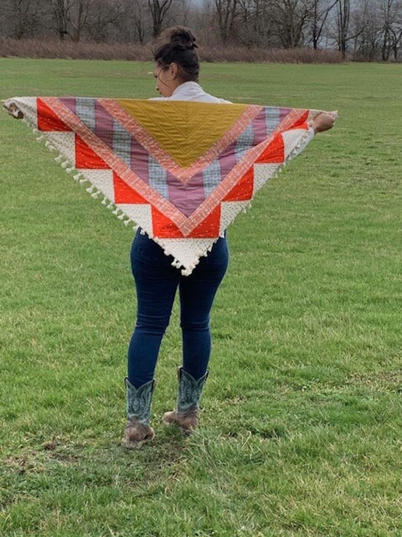 Lazy Sunday Shawl Pattern- PDF Format - Etsy