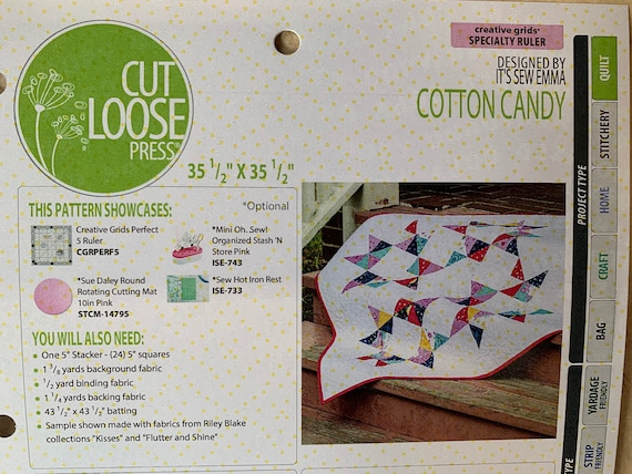 Cut Loose Cotton Candy Quilt Pattern Designed by Its Do Emma | Etsy
