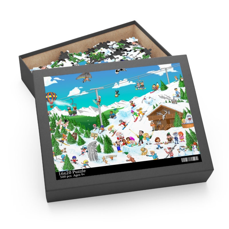 Snowboard Puzzle - Etsy