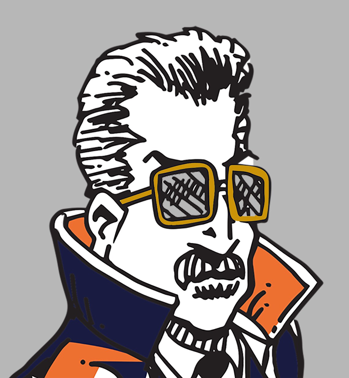 Da Coach! Ditka Football Cartoon Signed by Artist Print, Southworth ...