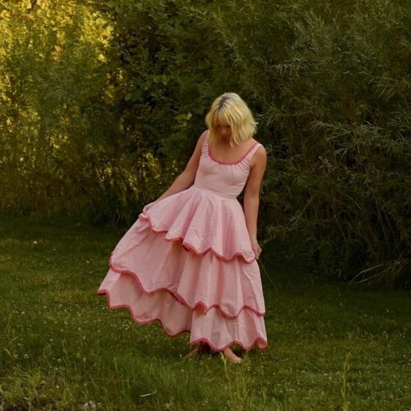 Pink Layered Ruffle - Etsy