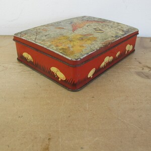 Vintage Rectangular Sweet Tin. Bee Children and a Toadstool. Edward ...