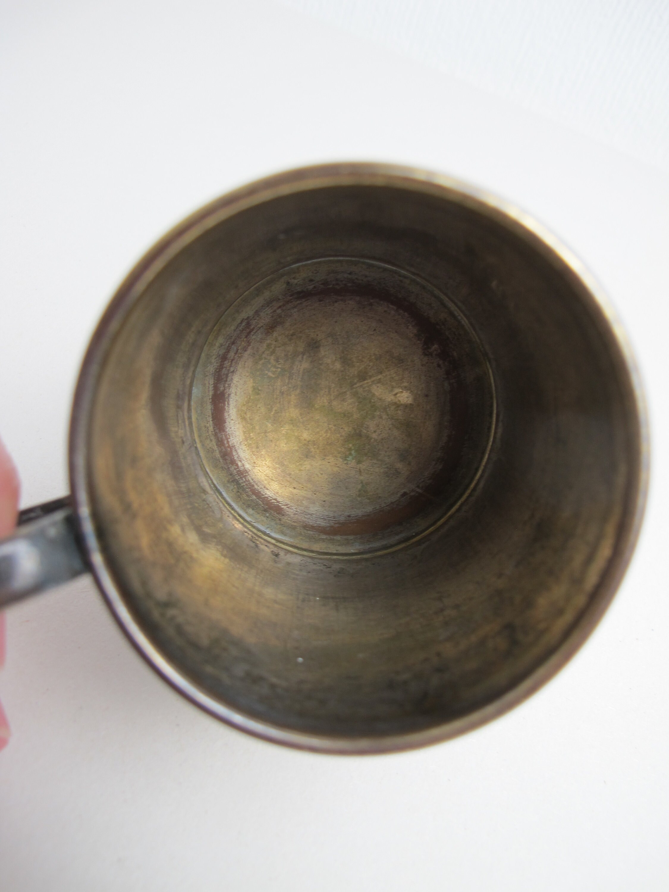 Small Brass Tankard. Banded Design Lovely Scrolled Pattern - Etsy UK