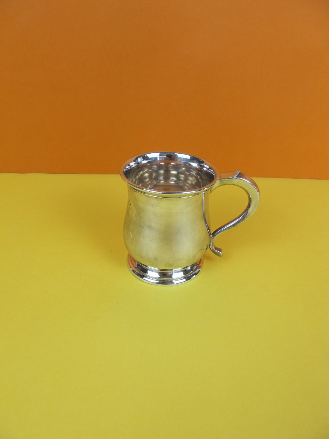 Vintage Small EPNS Tankard. Made in England. NACAM Harrogate Mens Golf ...