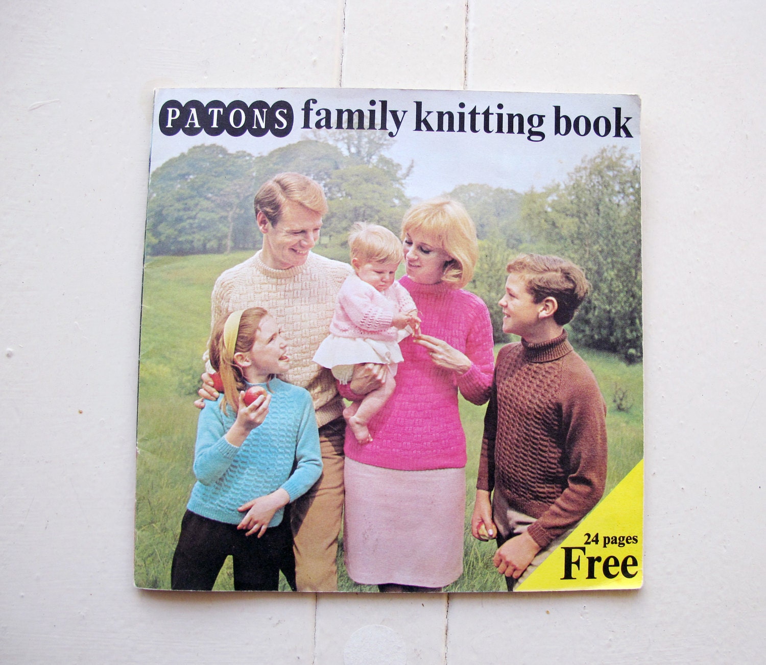 Vintage Patons Family Knitting Book Including Five Knitting - Etsy UK