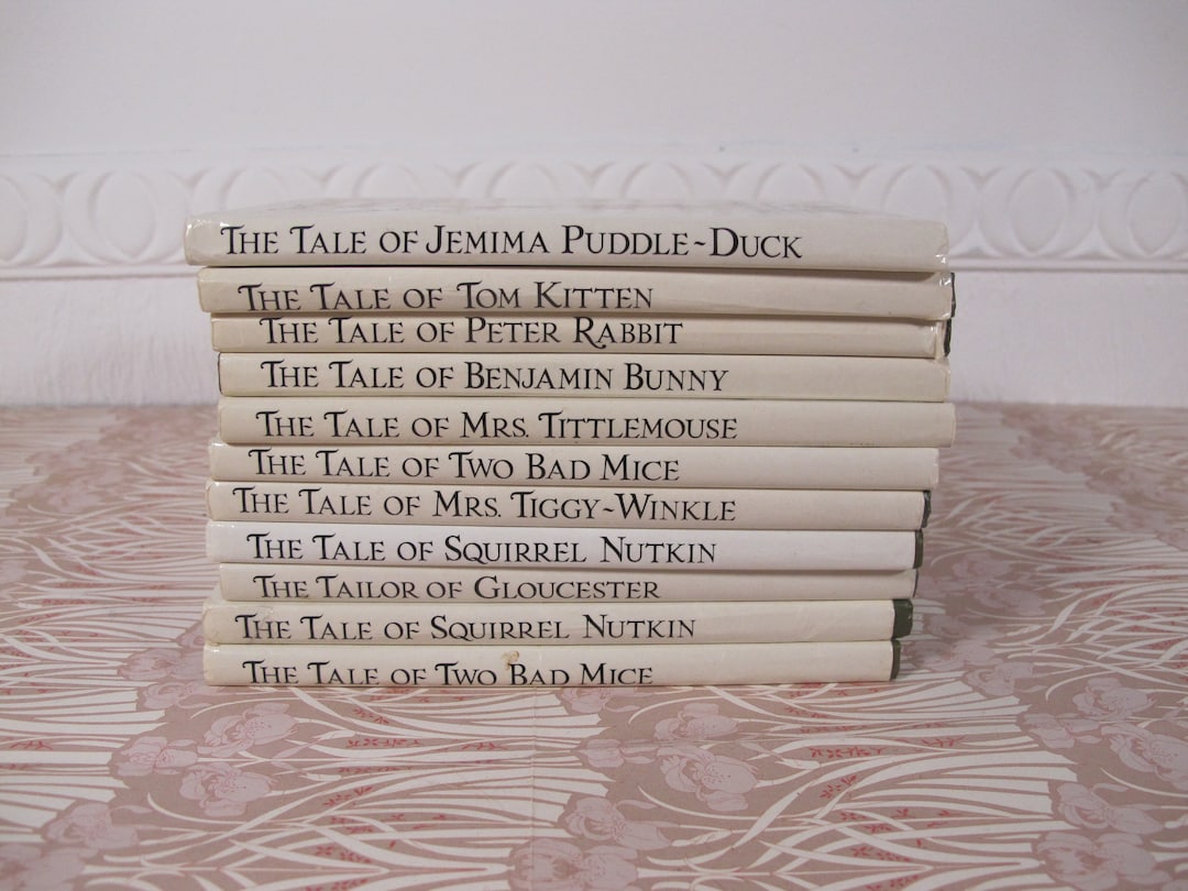 Vintage Beatrix Potter Books. Small Hardback Books by Frederick Warne ...