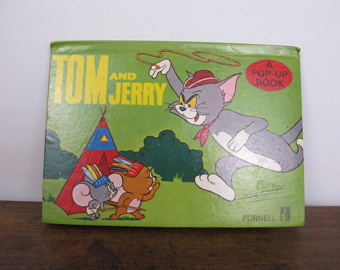 Vintage Tom and Jerry Pop-up Book. 1972. Published by Purnell - Etsy