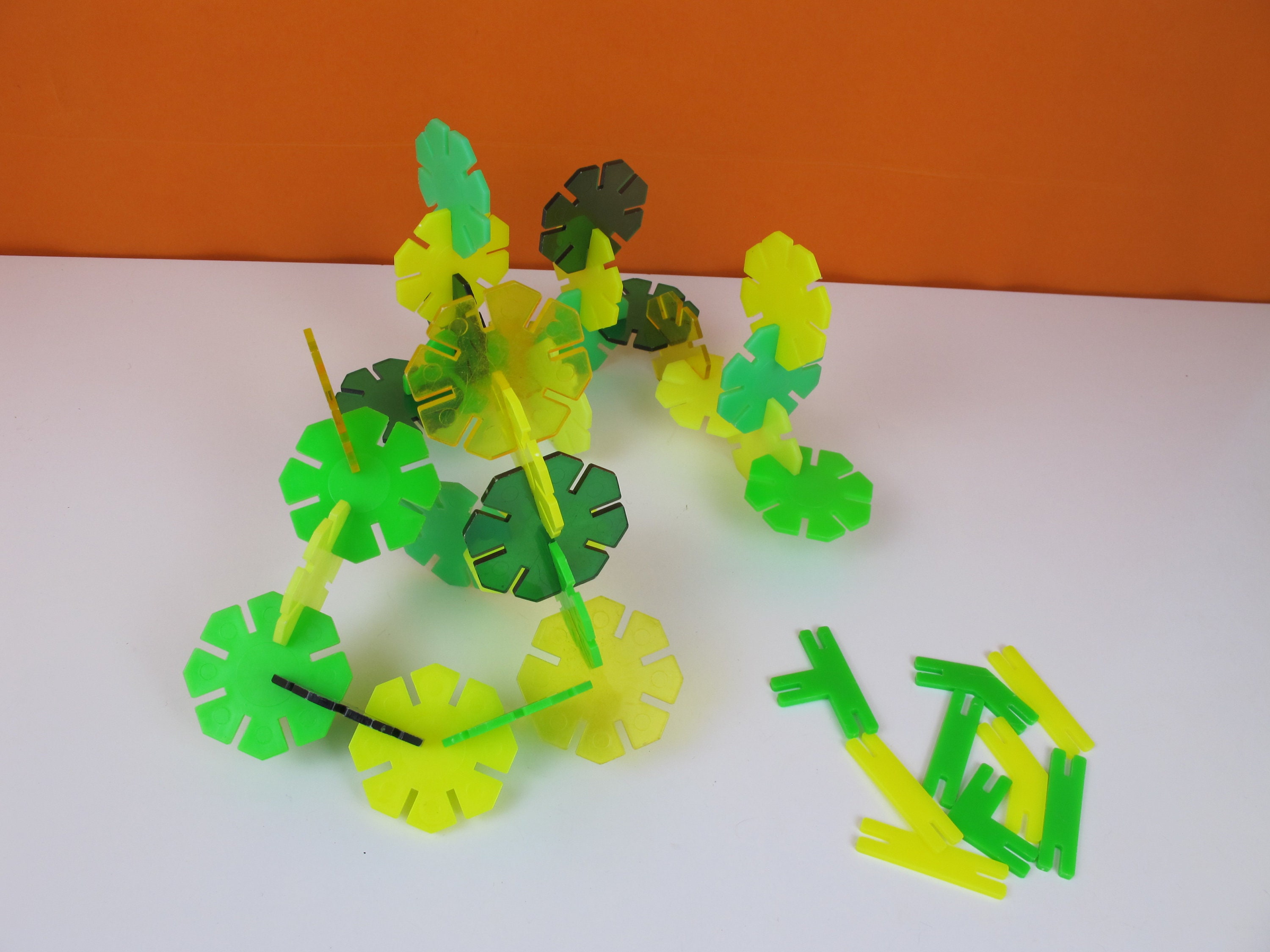 Vintage Octons. Fabulous Bright Greens - Translucent and Opaque. Build ...