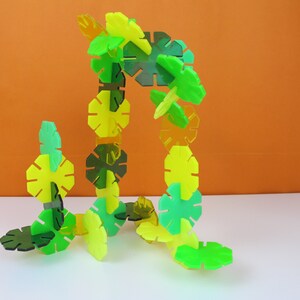 Vintage Octons. Fabulous Bright Greens - Translucent and Opaque. Build ...