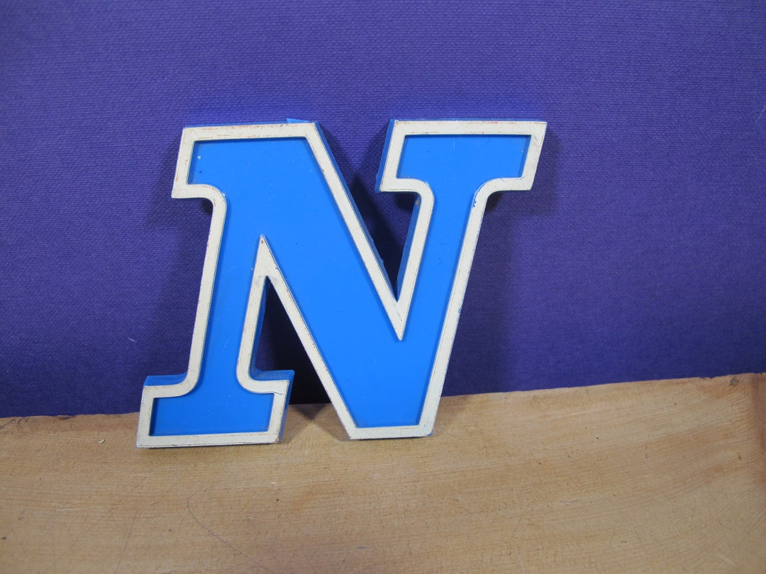 Vintage Plastic Letter N. Sign Capital Letter 3 Inches High - Etsy