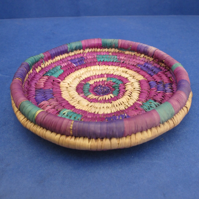Rattan Bowl - Etsy UK