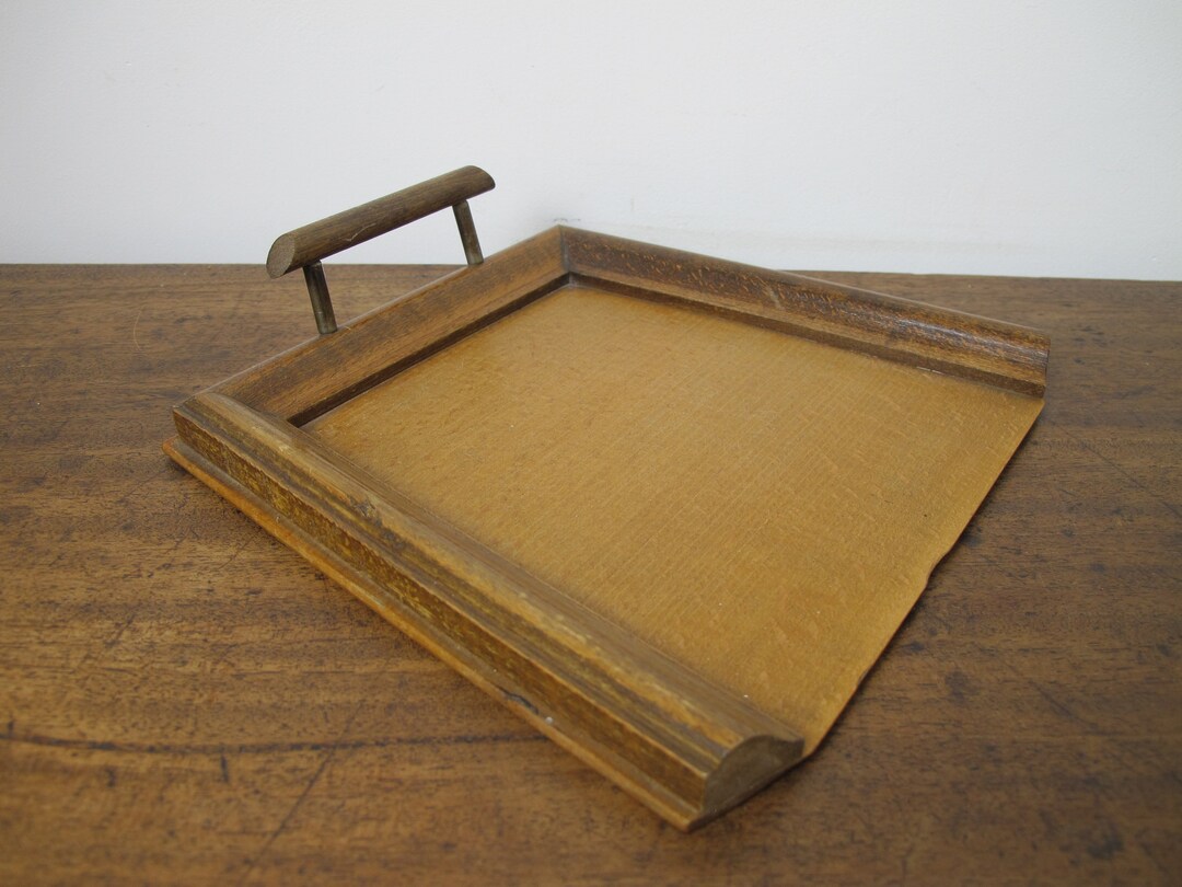 Vintage Wooden Crumb Tray. Early Twentieth Century Modern Silent Butler ...