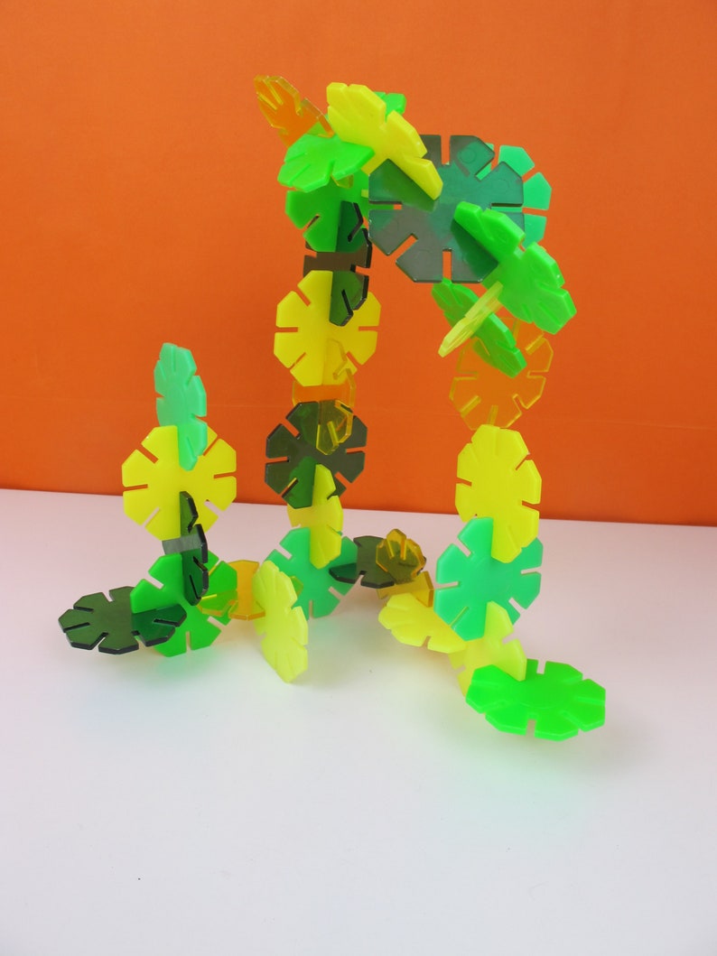 Vintage Octons. Fabulous Bright Greens - Translucent and Opaque. Build ...