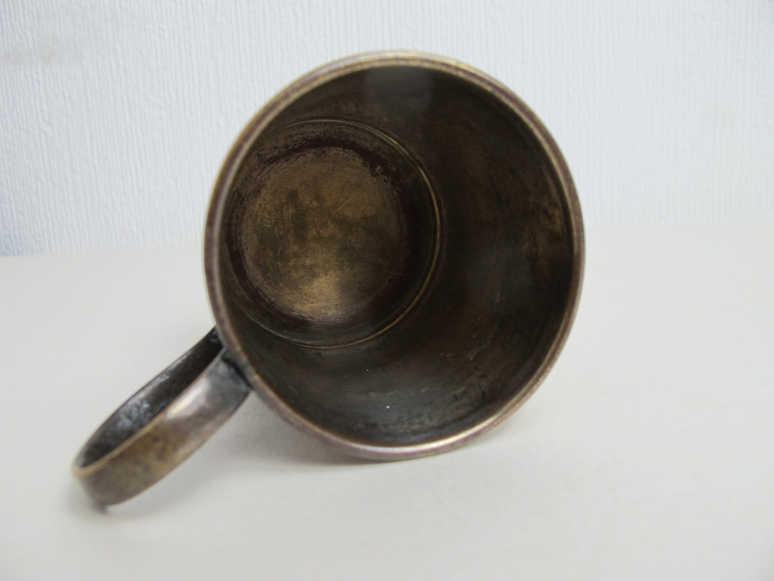 Small Brass Tankard. Banded Design Lovely Scrolled Pattern - Etsy UK