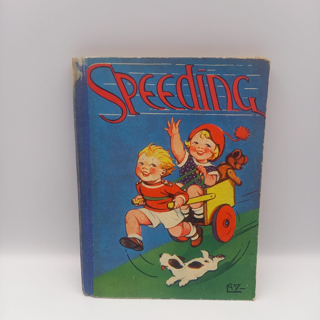 Speeding, Vintage Children's Picture Book With Illustrations - Etsy