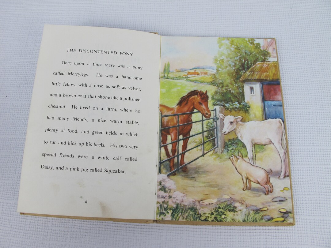 Vintage Early Ladybird Book the Discontented Pony. Fabulous ...