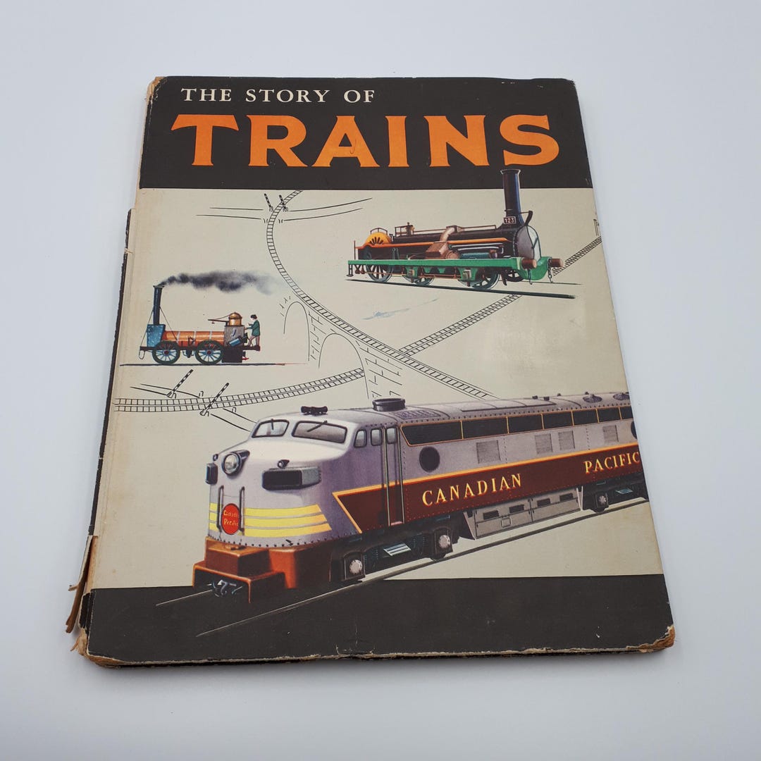 The Story of Trains. Vintage Childrens Book 1962 - Etsy