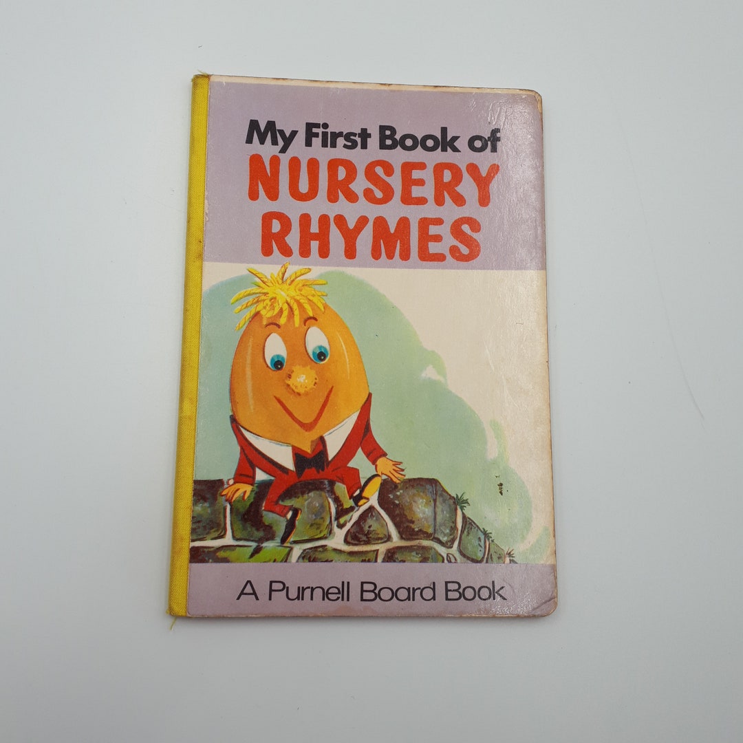 My First Book of Nursery Rhymes - A Purnell Board Book 1972 - Etsy