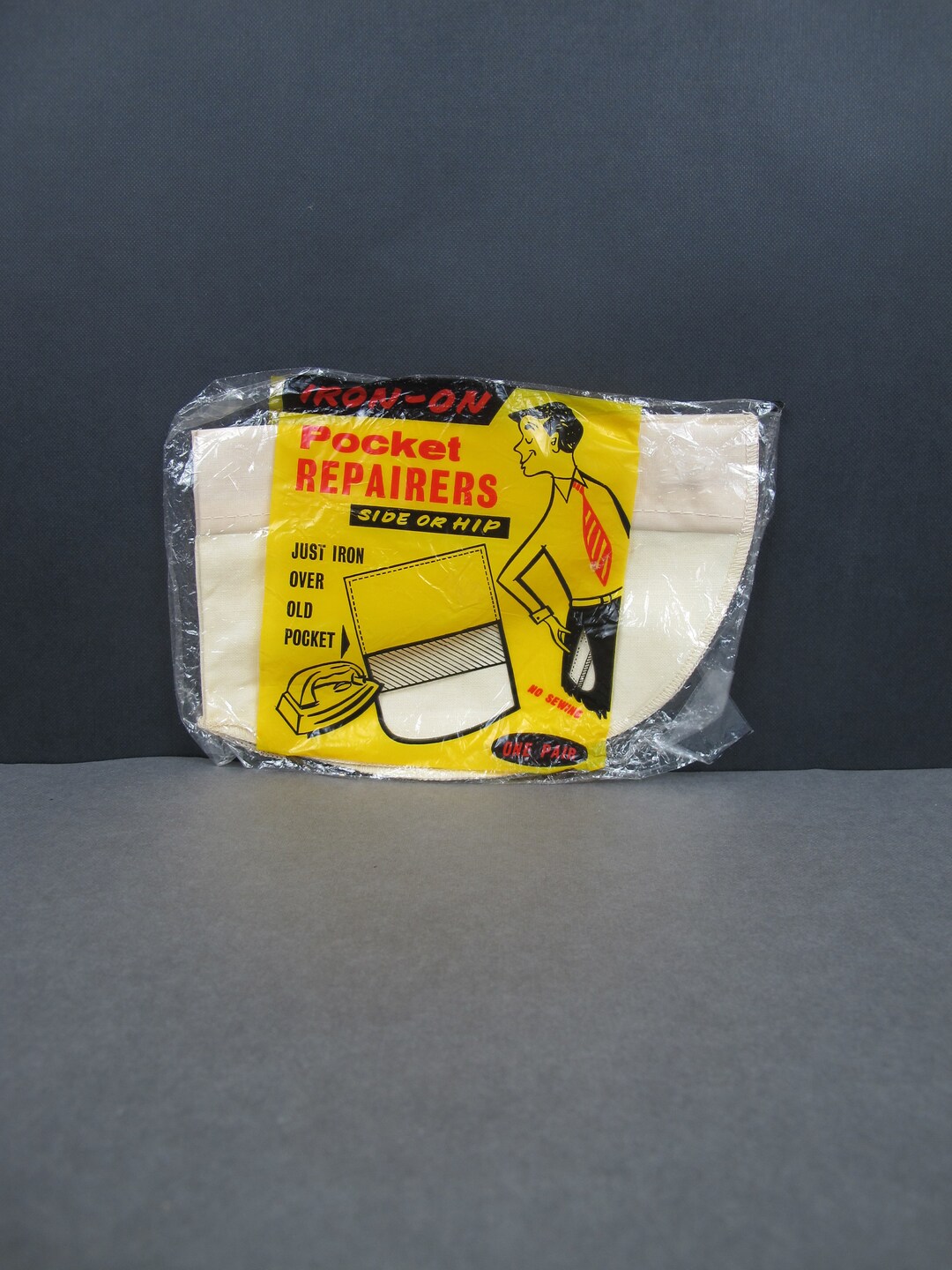 Vintage Iron-on Pocket Repairers for Side or Hip Pockets. No Sew Pocket ...
