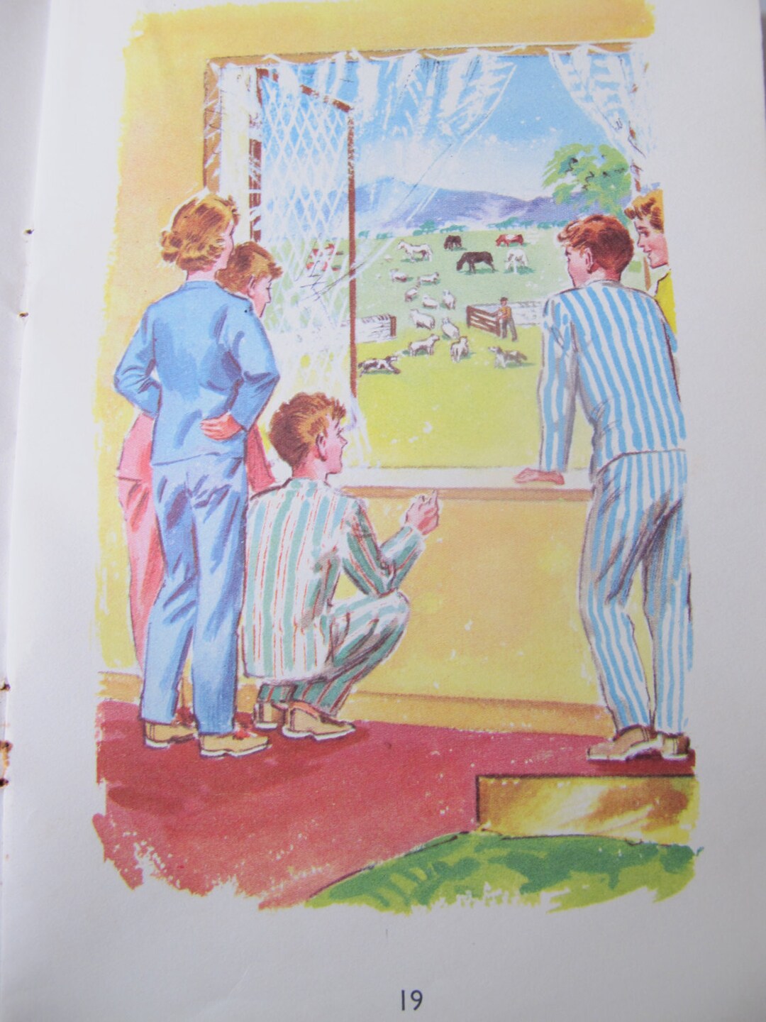 Vintage Waterside Farm Children's Book, 1962 Full Colour Illustrations ...