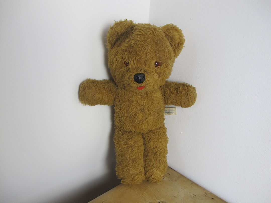Vintage Musical Bear. Blue Ribbon Playthings Bear by Be Be Dolls Ltd ...