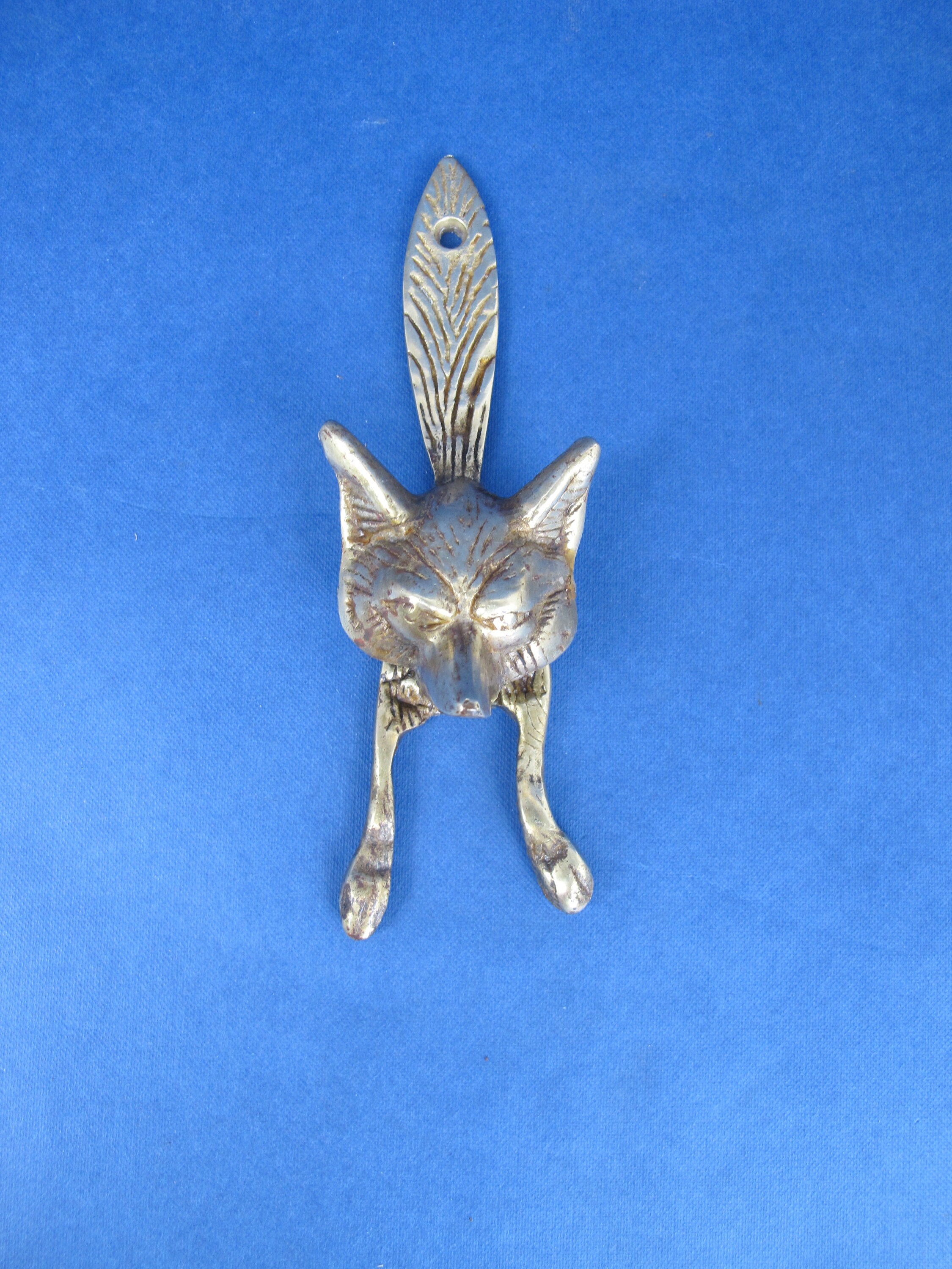 Vintage Brass Fox Door Knocker. - Etsy UK