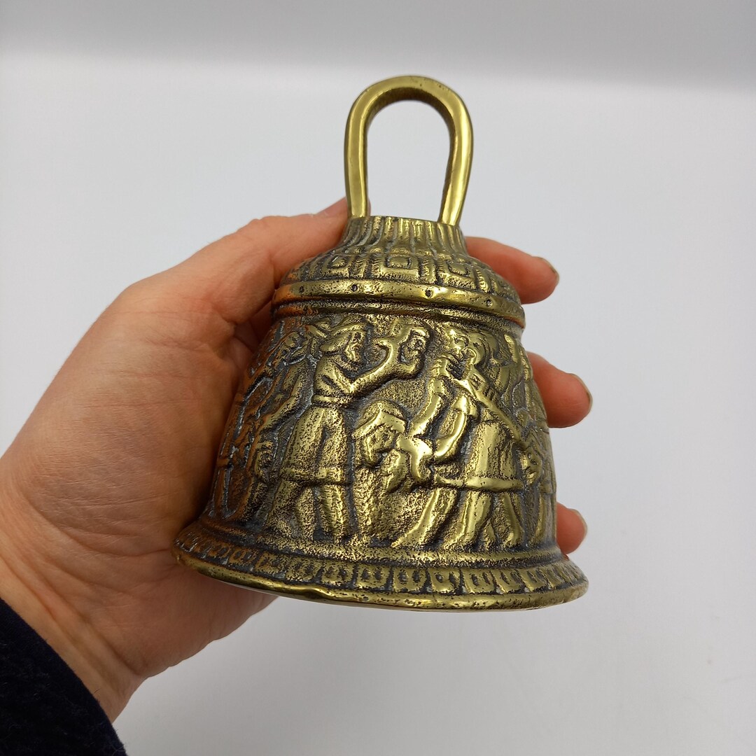 Vintage Brass Sanctuary Bell. Monastry, Sanctus or Prayer Bell. Cast ...