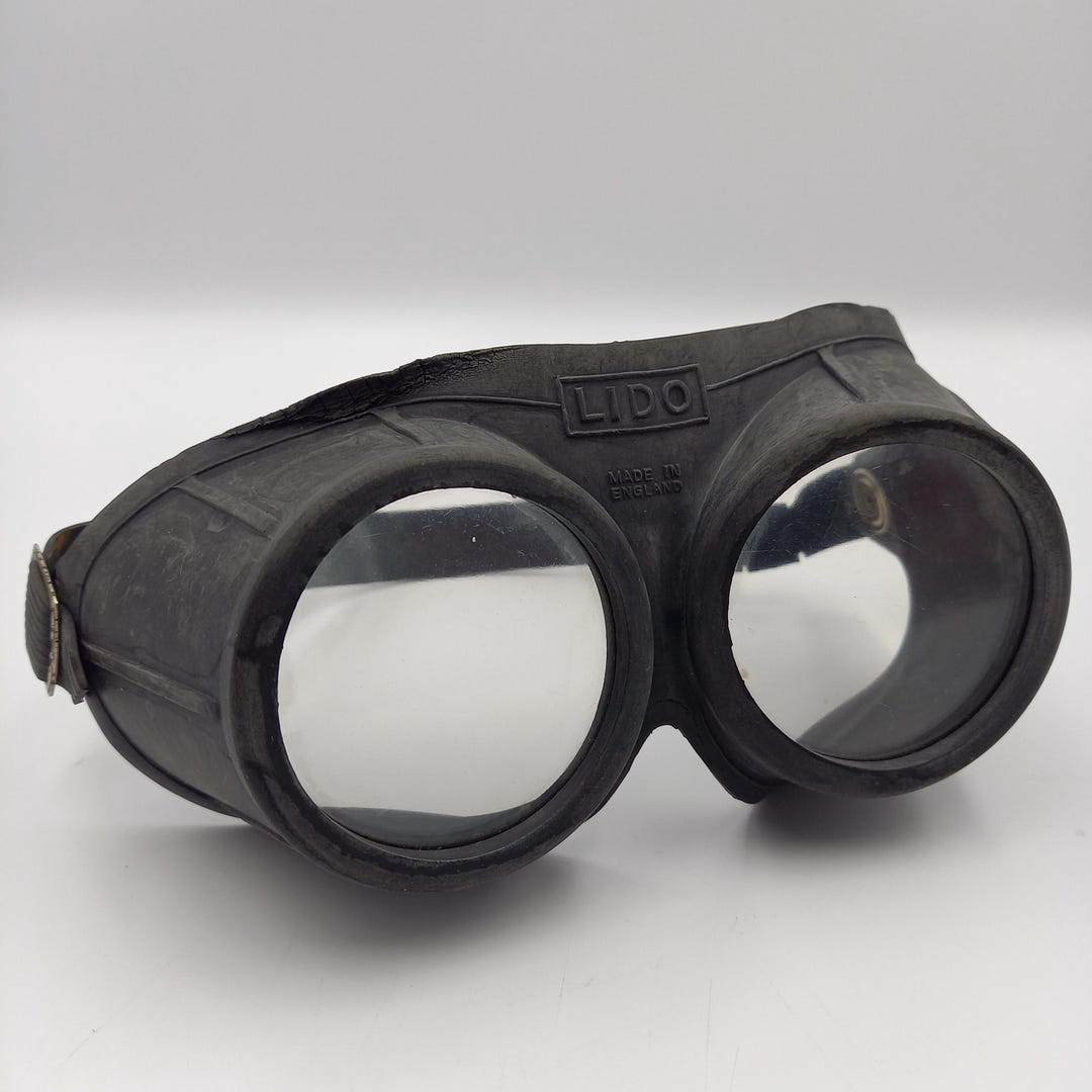 Vintage Swimming Goggles. Made by Lido, England. Worn, Great for ...