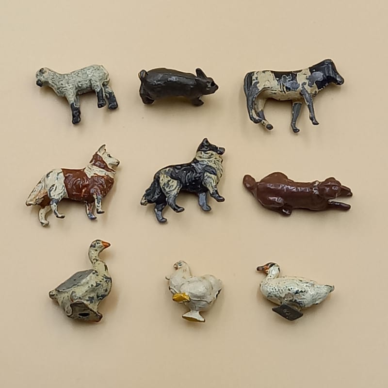 Vintage Tin Lead Toys - Etsy UK