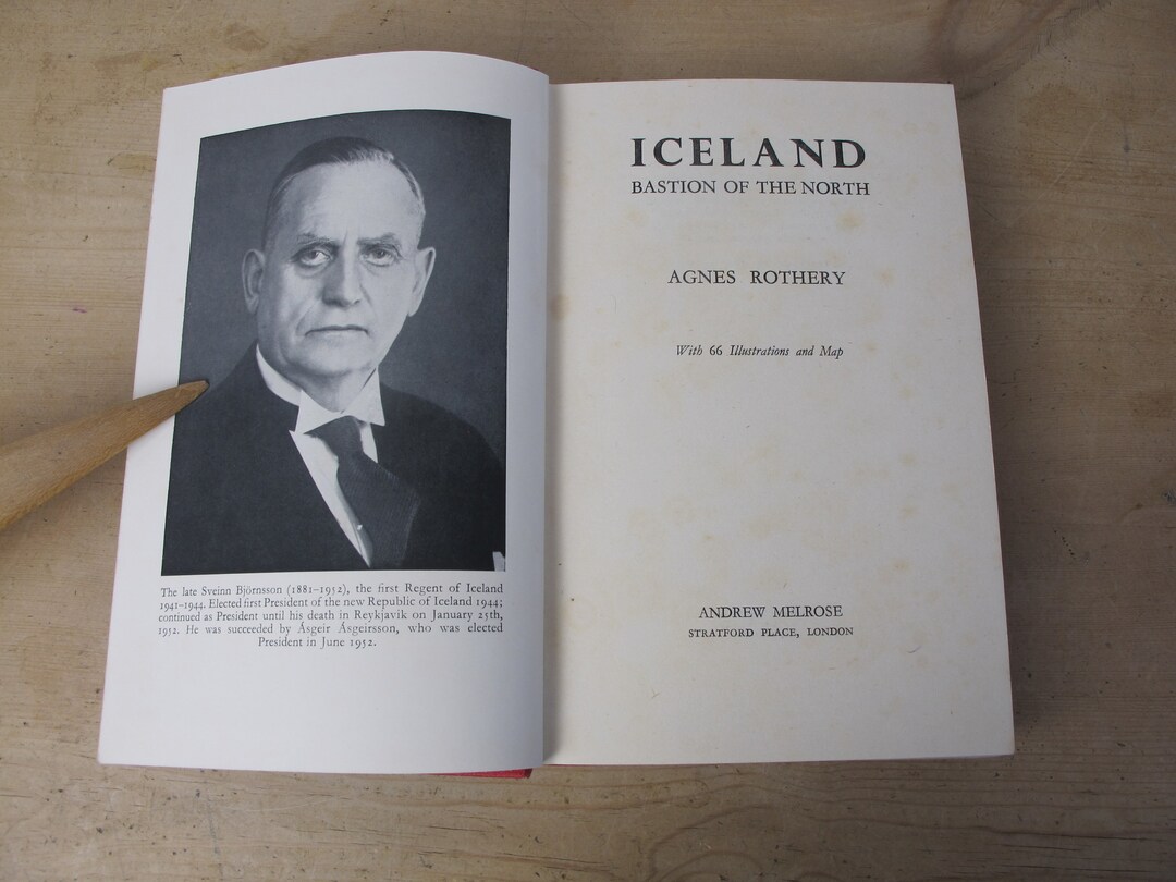 Iceland - Bastion of the North by Agnes Rothery Including 66 ...
