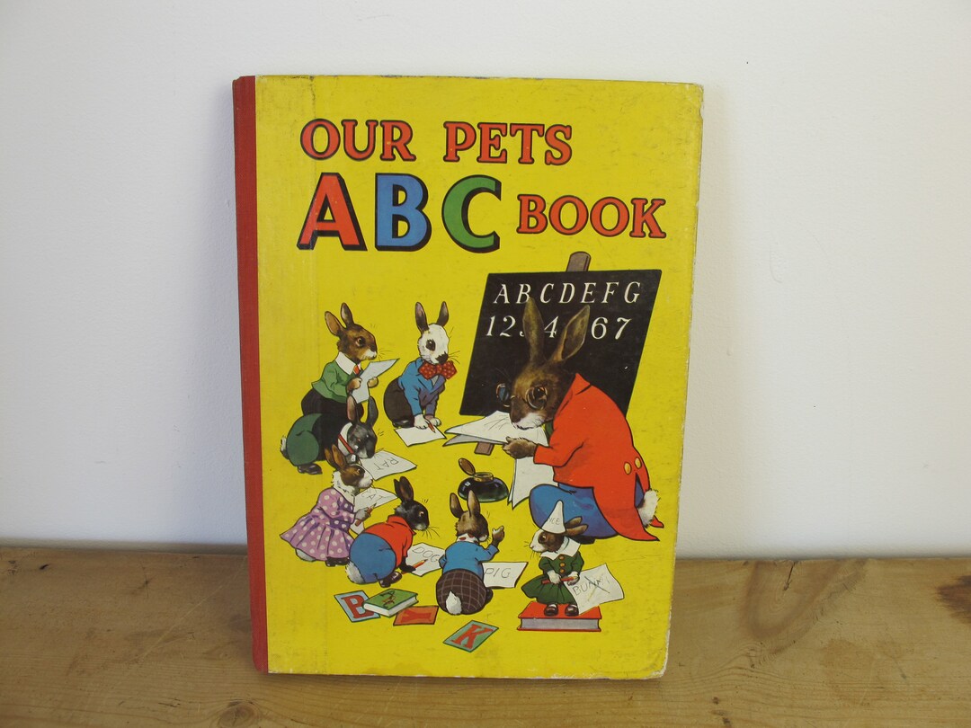 Our Pets ABC Book. Vintage Childrens Book. - Etsy