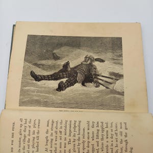 The Piper's Dog, Antique Illustrated Children's Book, C1890s - Etsy