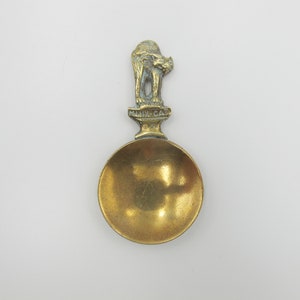 Vintage Manx Cat Caddy Spoon. Small Brass Spoon With a Cat Handle ...