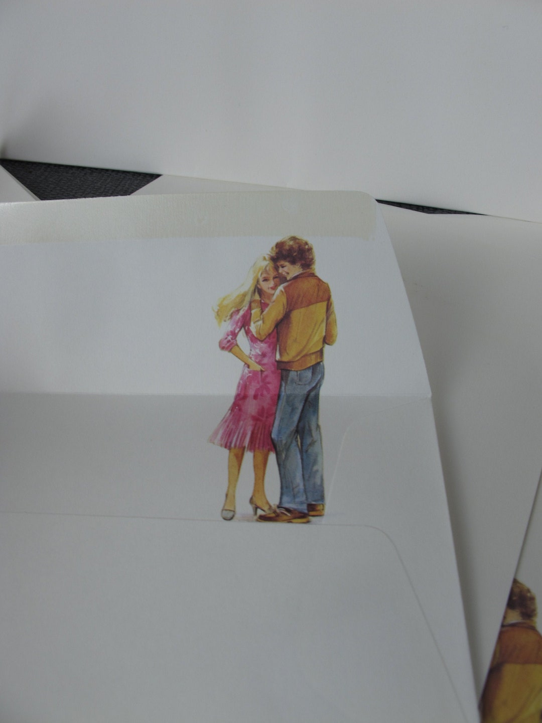 Vintage Late 1970s Pack of Writing Paper and Envelopes. 10 Sheets 25cm ...