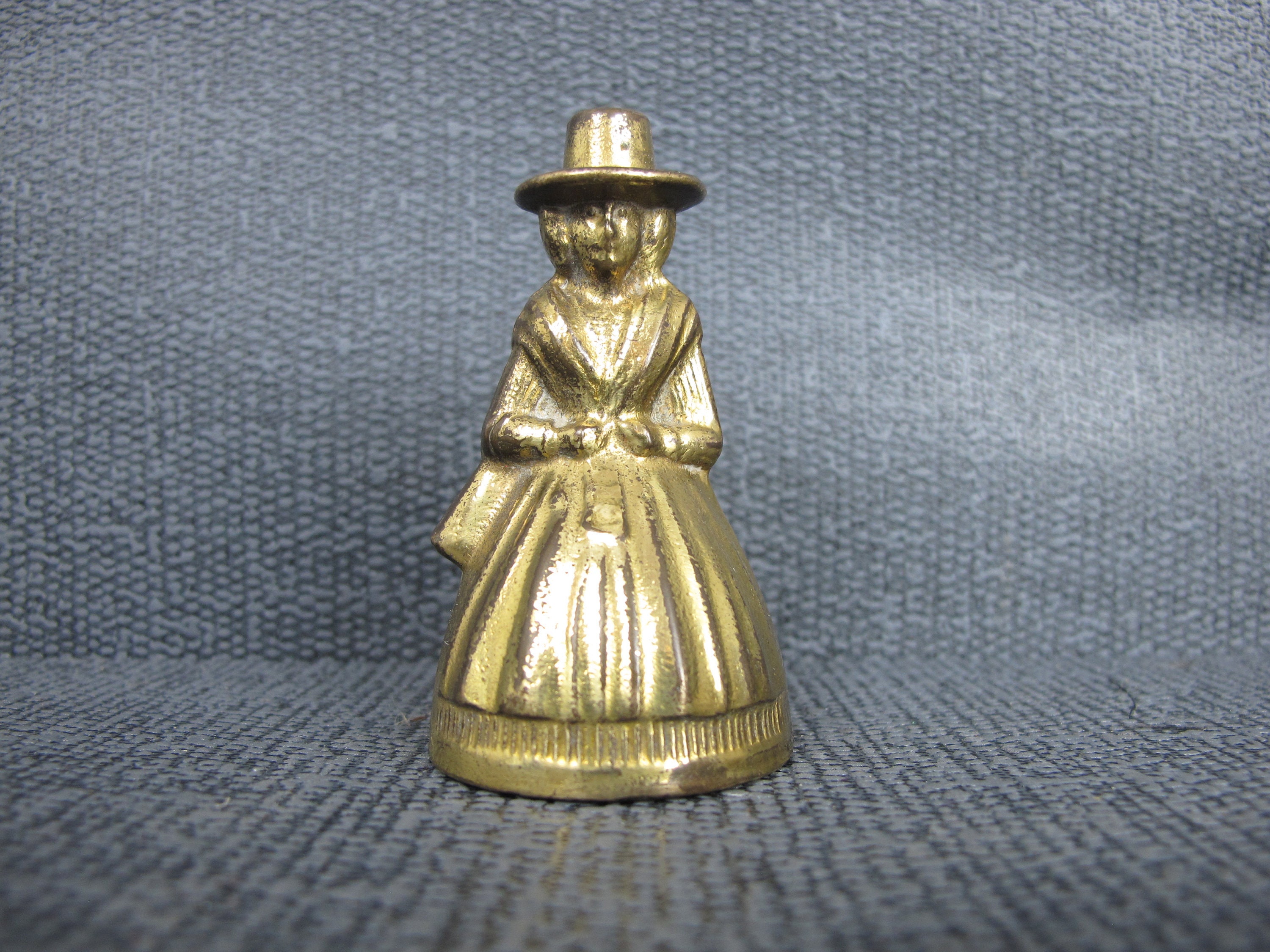 Vintage Small Brass Lady Bell. Historic National Costume | Etsy New Zealand