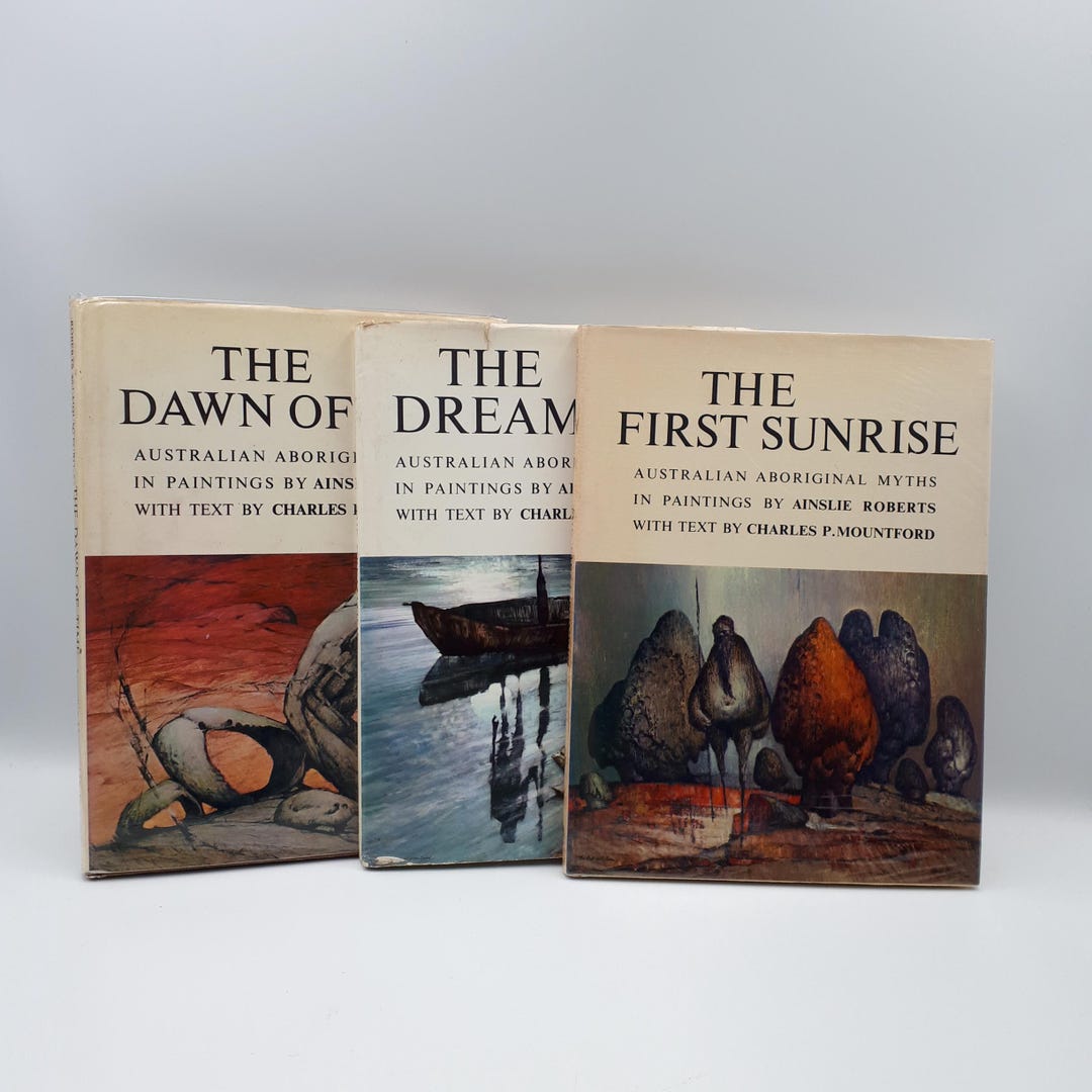 Vintage Australian Aboriginal Myths Book Set, Mountford Roberts ...