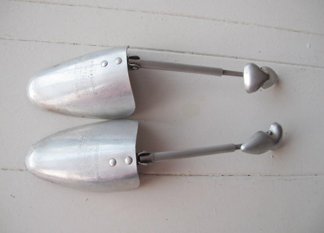 Vintage Metal Shoe Trees. Medium Size, Made in Britain. - Etsy