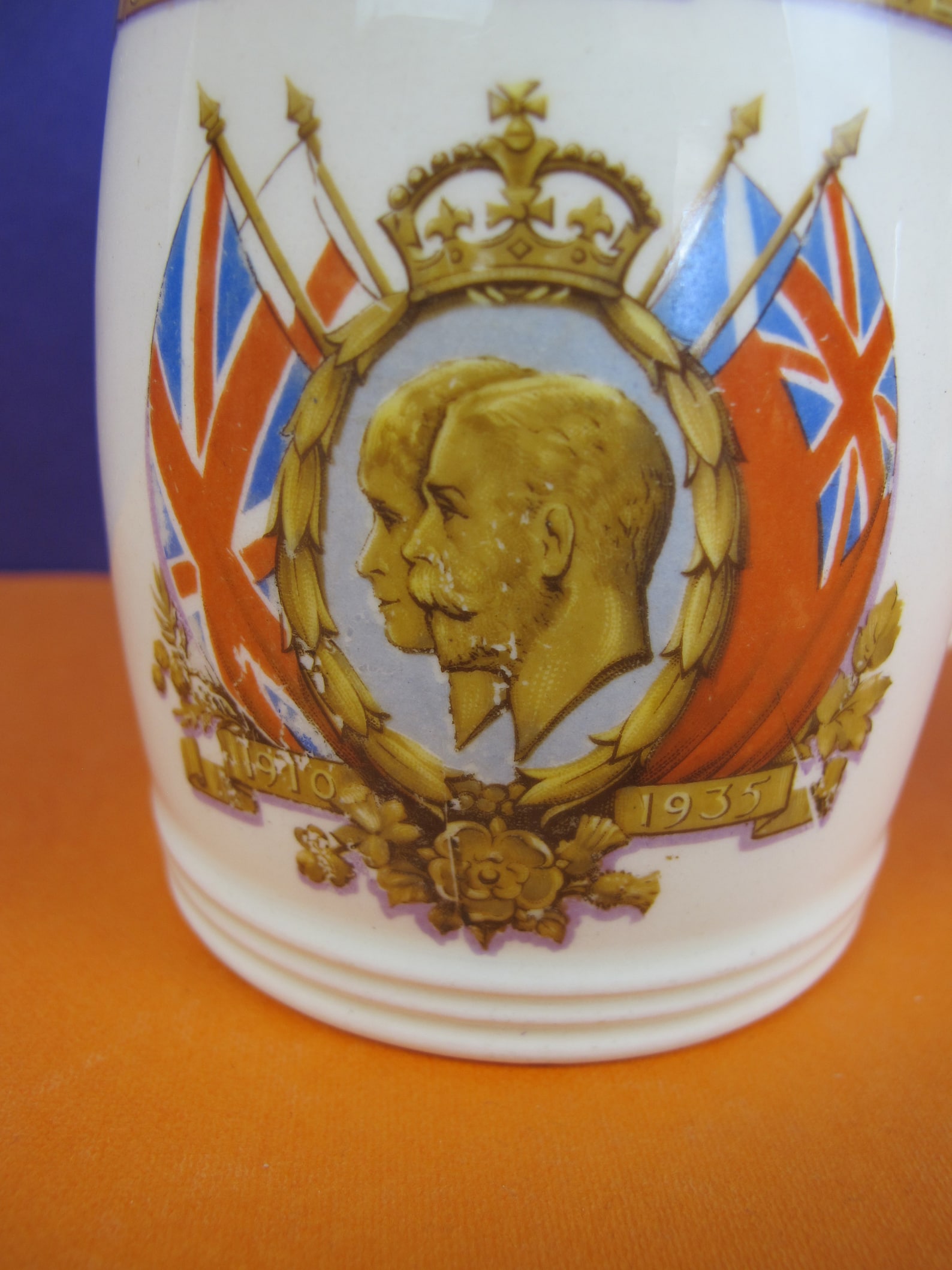 Vintage Commemorative Souvenir Mug. Large Mug Celebrating Silver ...