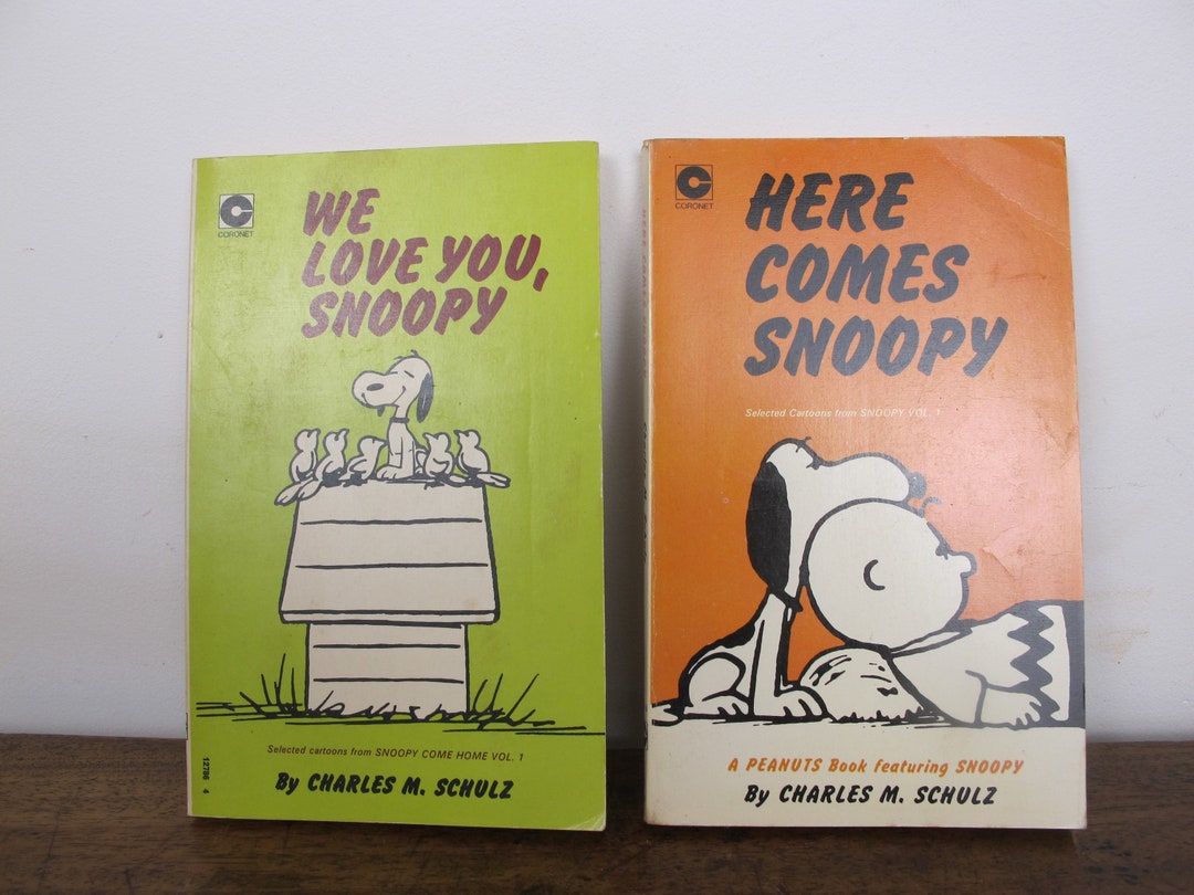 Set of Two Snoopy Books. Two Snoopy Paperbacks by Charles M Schulz ...