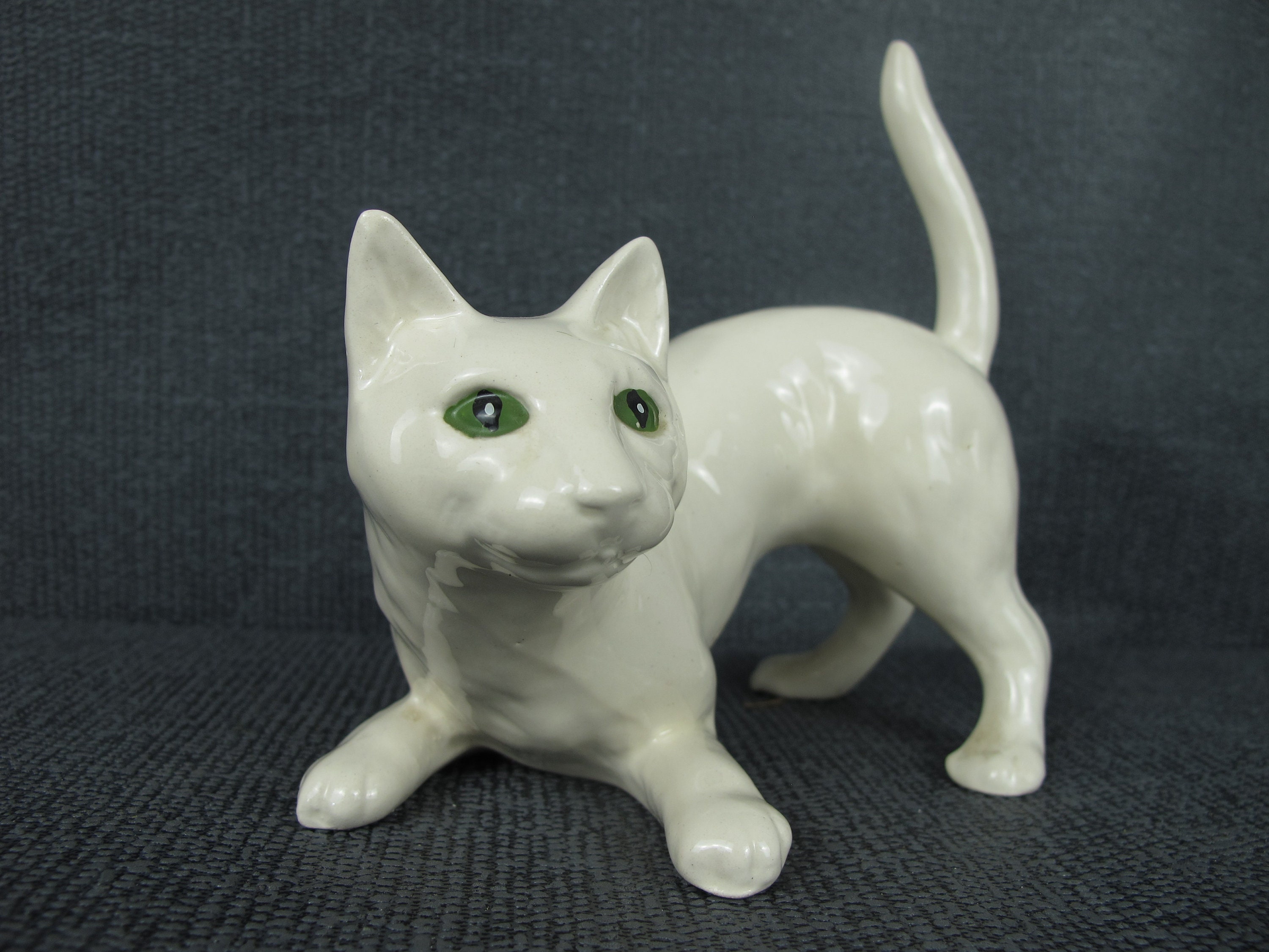 Art & Collectibles Vintage Handpainted Cat Figurine Figurines & Knick ...