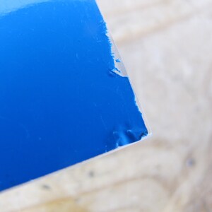 Vintage Plastic Letter R. Sign Blue Plastic Lower Case Letter R. 7.5 ...