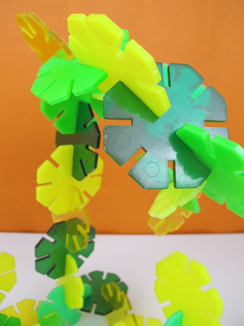 Vintage Octons. Fabulous Bright Greens - Translucent and Opaque. Build ...